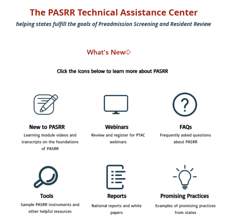 PASRR Assist Website – docShepherd